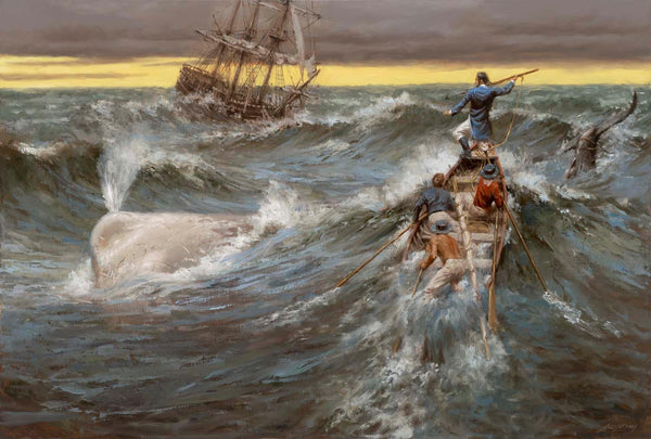 Wall Art: Moby Dick | Whaling Artwork| Andy Thomas Art Print – Andy ...